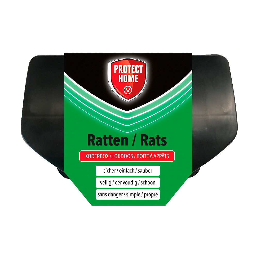 PROTECT HOME RATS PLASTIC BAIT BOX