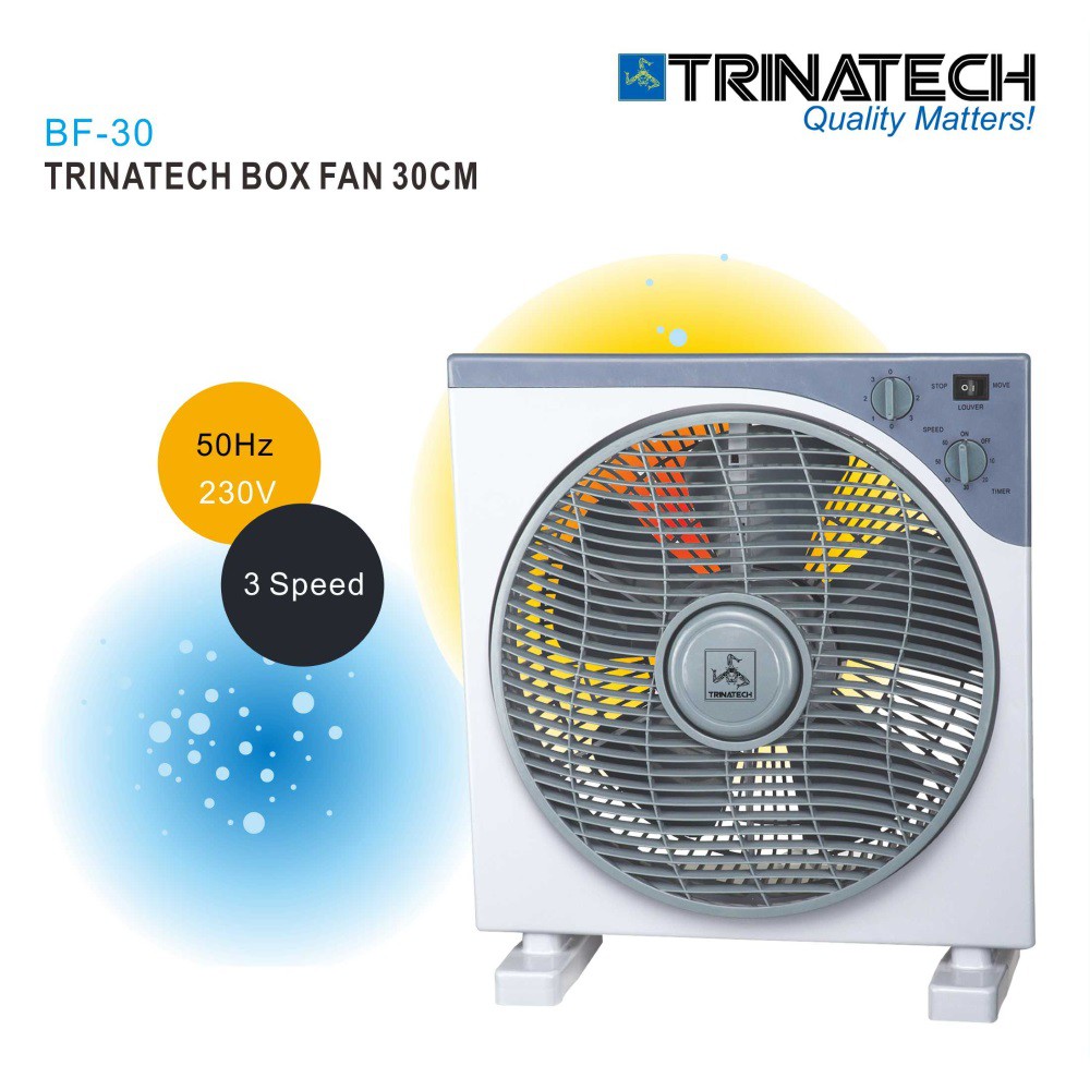 TRINATECH BF-30 BOX VENTILATOR 30CM