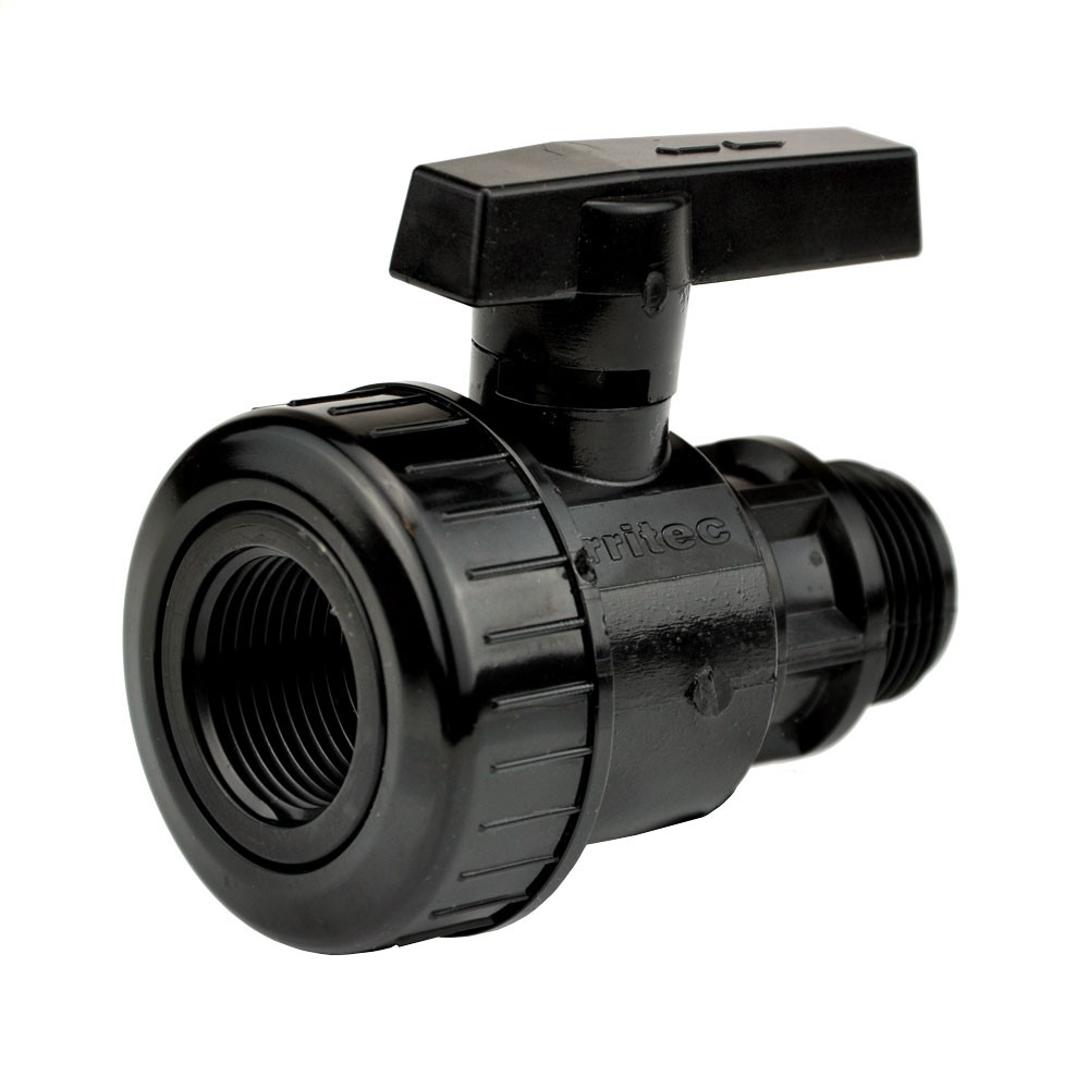 PE Ball Valve Female x Male Thread 25 MM (1")