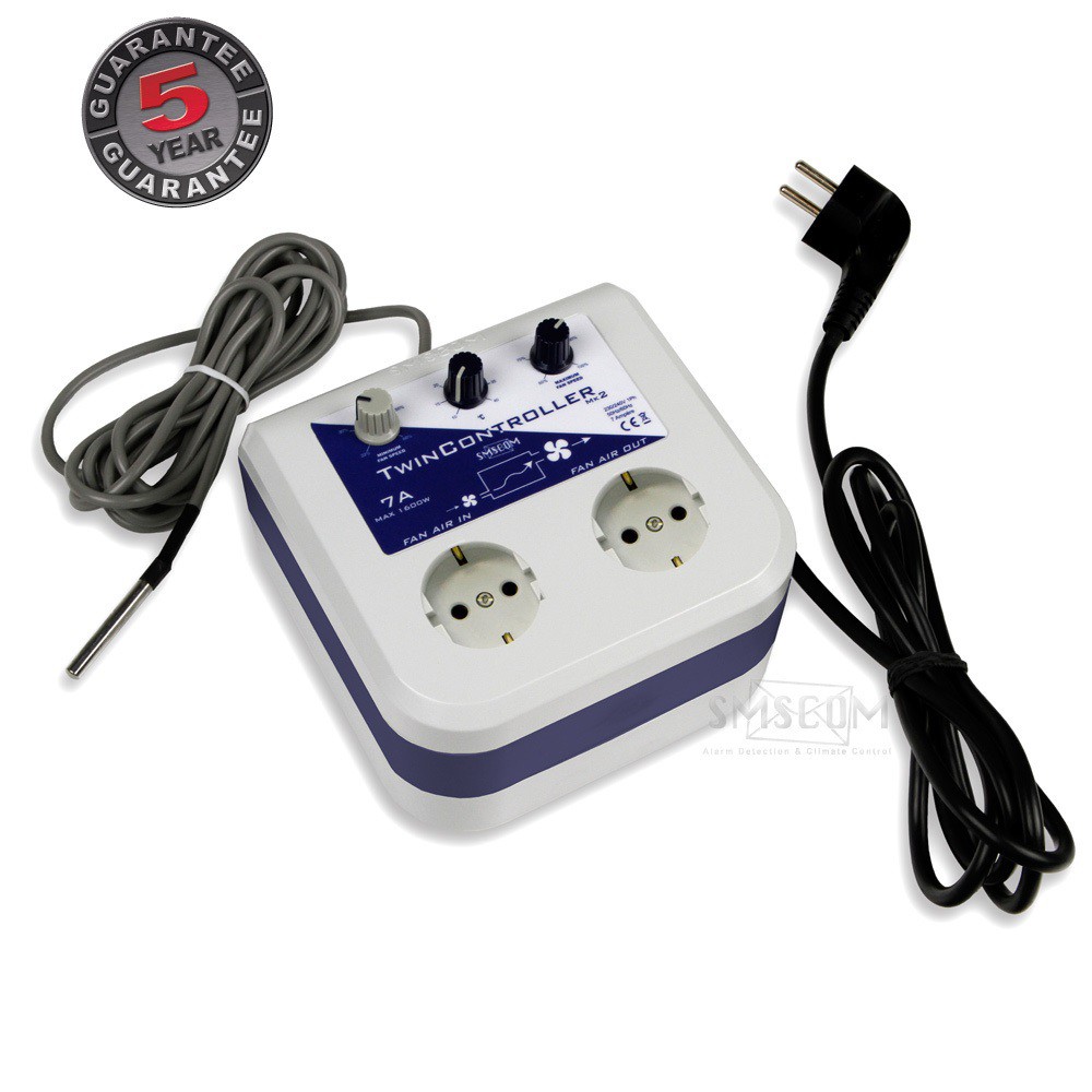 SMSCOM Twincontroller MK2 7A EU Fan Controller