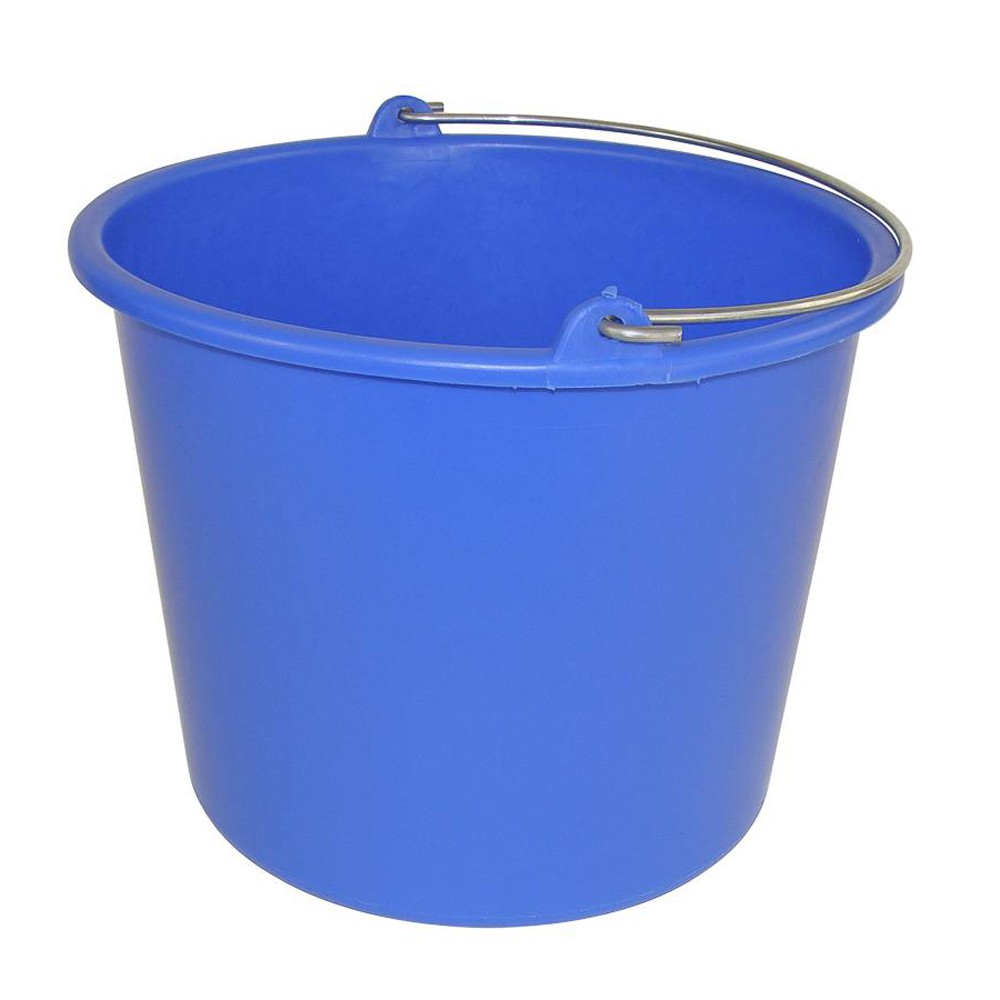 Plastic Bucket 12 Liters Blue Ø 30.5 CM x 24.5 CM